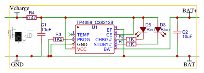 TP4056 Charger Modul Resources - EasyEDA