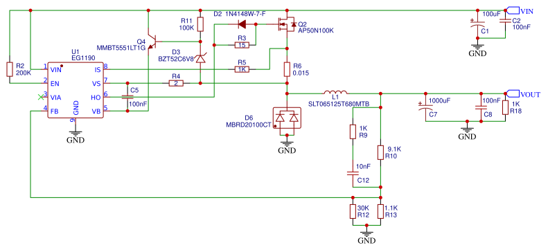 DCDC DOWN EG1190 Resources - EasyEDA