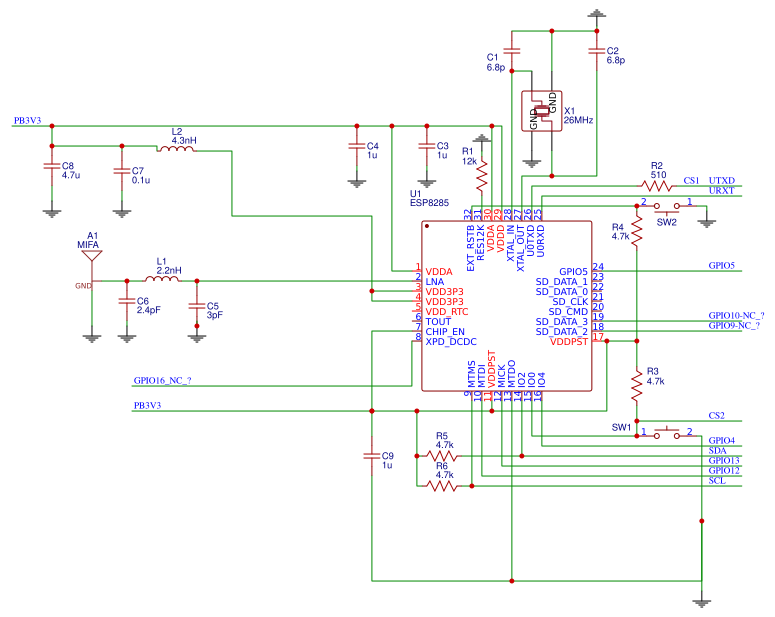 ESP8285 Resources - EasyEDA