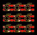 chess 0.1 9 led array_PCB Resources - EasyEDA