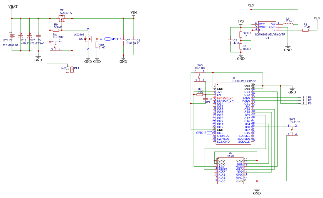 ESP32_RA-02_Door_Reed Resources - EasyEDA