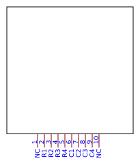 4x4 Keypad 10 Pins Resources - EasyEDA