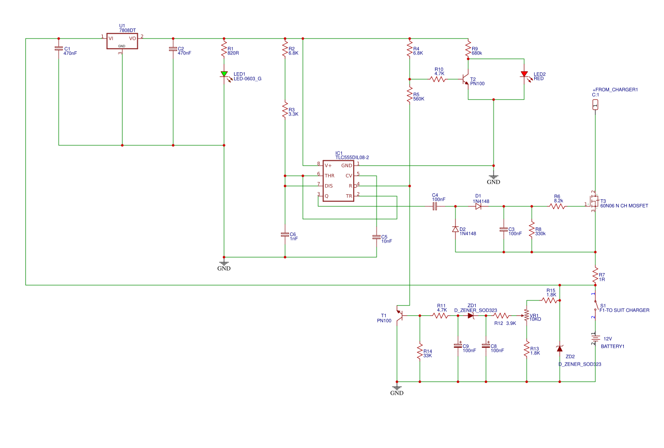 Battery charger regulator schematic diagram Resources - EasyEDA