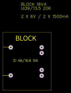 BLOCK EI 48/16,8 106 Resources - EasyEDA