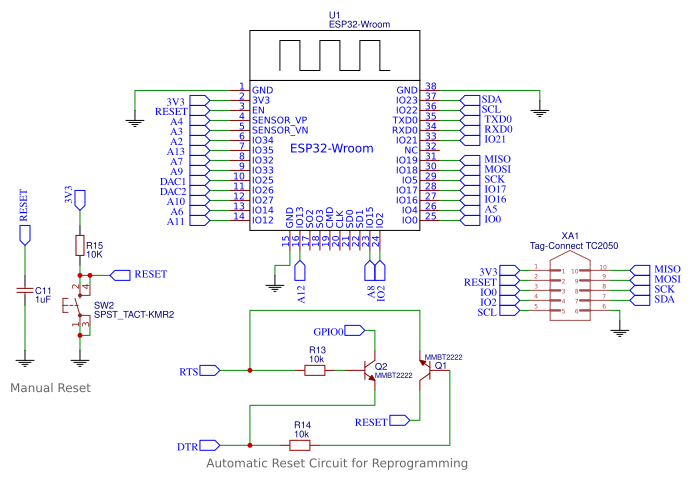 ESP32 auto reset Resources - EasyEDA