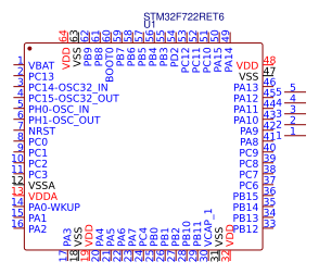 DIY Flight Controller use STMF722 Resources - EasyEDA