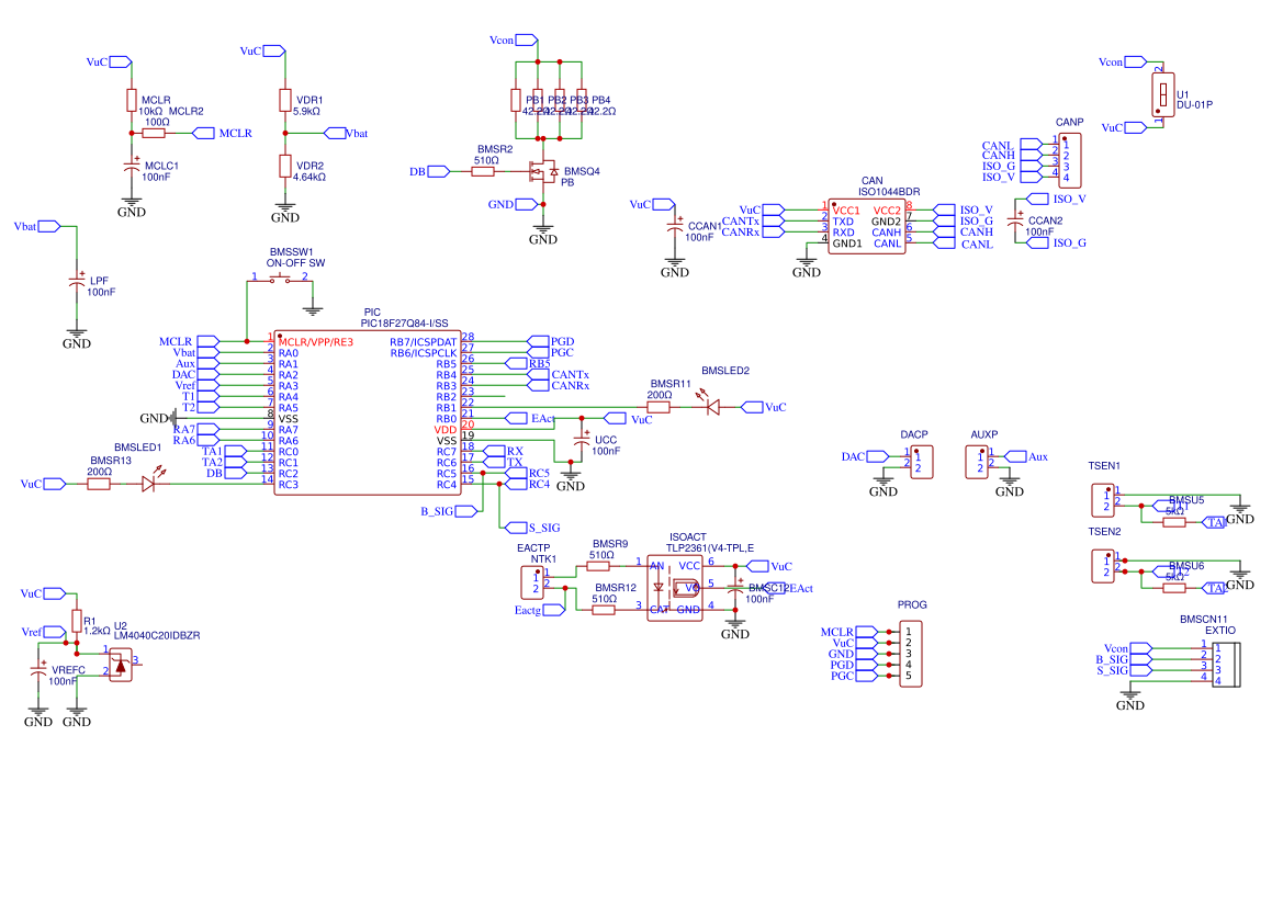 Schematic-1S Signal Stage Resources - EasyEDA