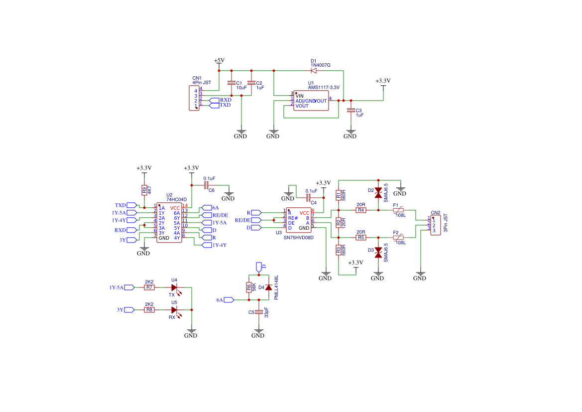 Módulo conversor RS485 para TTL_V2 Resources - EasyEDA