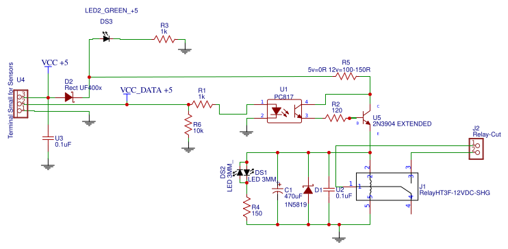 5v Microcontroler Relay Driver Resources - EasyEDA