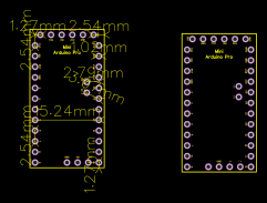 Arduino Pro Mini Footprint Resources - EasyEDA