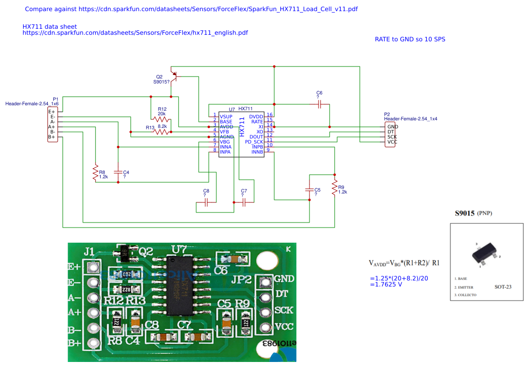 HX711 Schematic Resources - EasyEDA