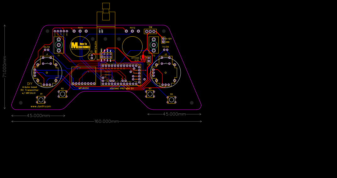DIY Arduino based RC Transmitter v2 Resources - EasyEDA