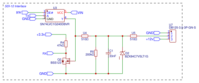 SDI-12 Interface Resources - EasyEDA