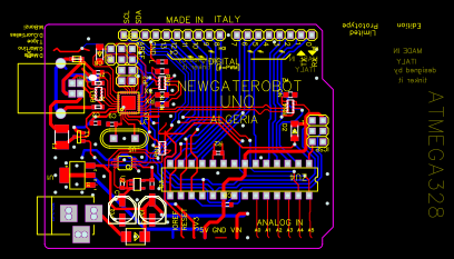 Arduino UNO R3 pcb newgaterobot Resources - EasyEDA