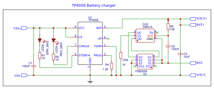 TP4056_Charging module Resources - EasyEDA