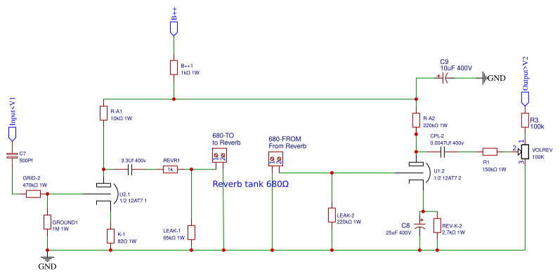 Transless Reverb Resources - EasyEDA