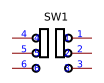 DPDT SLIDE SWITCH E-SWITCH EG 2208 COPY Resources - EasyEDA