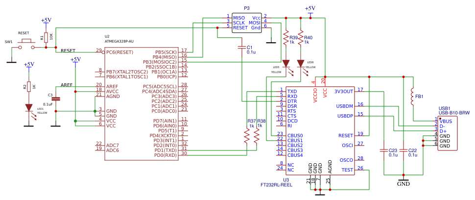 New Schematic Module atmega328_8MHz_USB Resources - EasyEDA