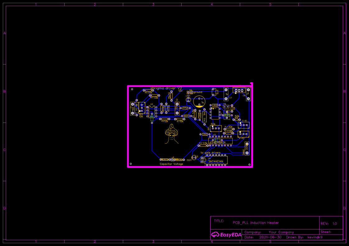 PCB_PLL induction Heater v2 (added variable resistors) Resources - EasyEDA