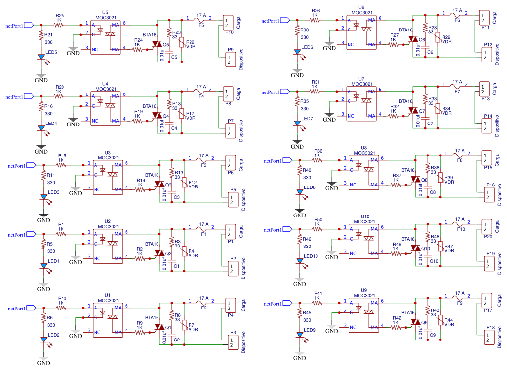 NEW TRIAC BOARD Resources - EasyEDA