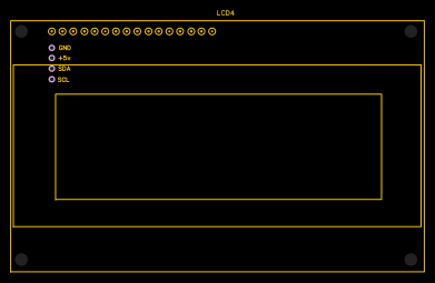 LCD_4LINES_I2C Resources - EasyEDA