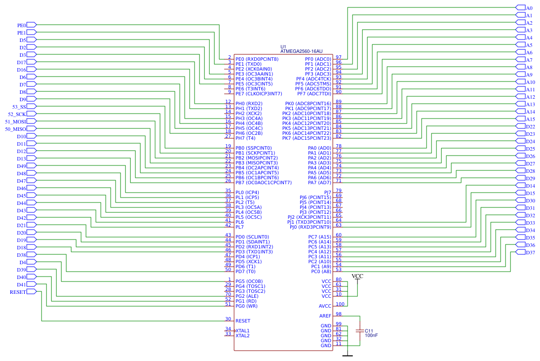 Arduino Mega Resources - EasyEDA