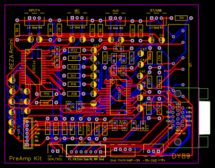 amini PCB_pt2322 pt 2323 14011001 v2.06 RCAv and all Text circuits pcb 3D Resources - EasyEDA