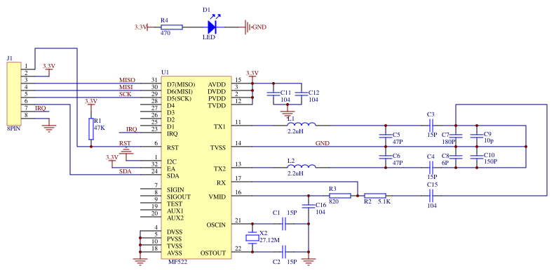rc522-schema Resources - EasyEDA