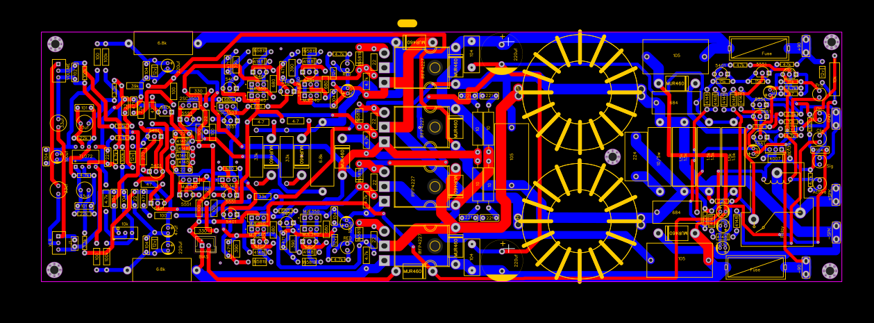 PCB_Full bridge class D Amp Resources - EasyEDA