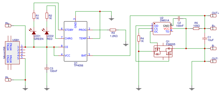 tp4056_single_cell_module Resources - EasyEDA