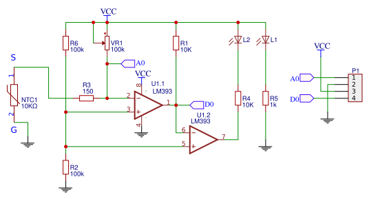 KY-028 Temperature sensor Arduino Resources - EasyEDA