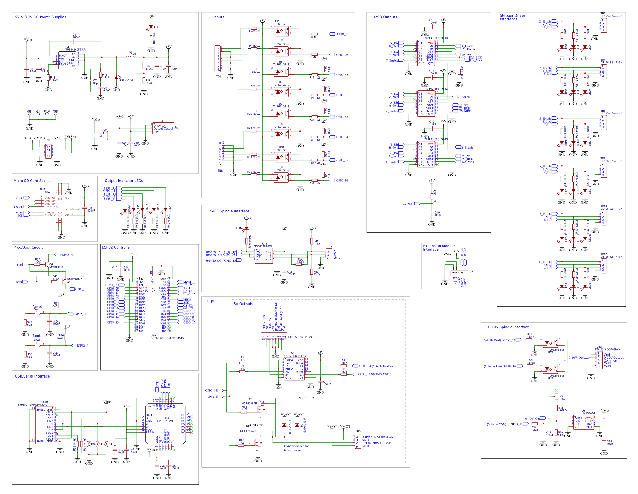 Schematic 6X CNC Controller copy Resources - EasyEDA