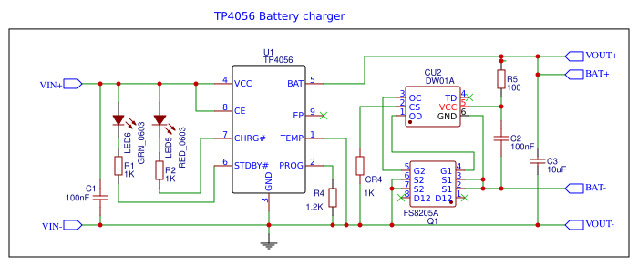 TP4056 - battery charger Resources - EasyEDA