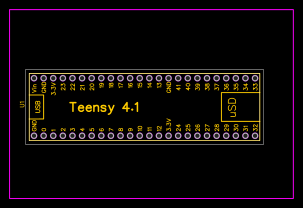 teensy 4.1 S pcb Resources - EasyEDA