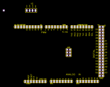 Mega 2560 pin layout for shield Resources - EasyEDA