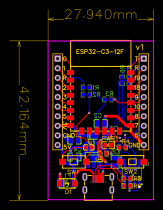 PCB_ESP-C3-12F Breakout Board Resources - EasyEDA