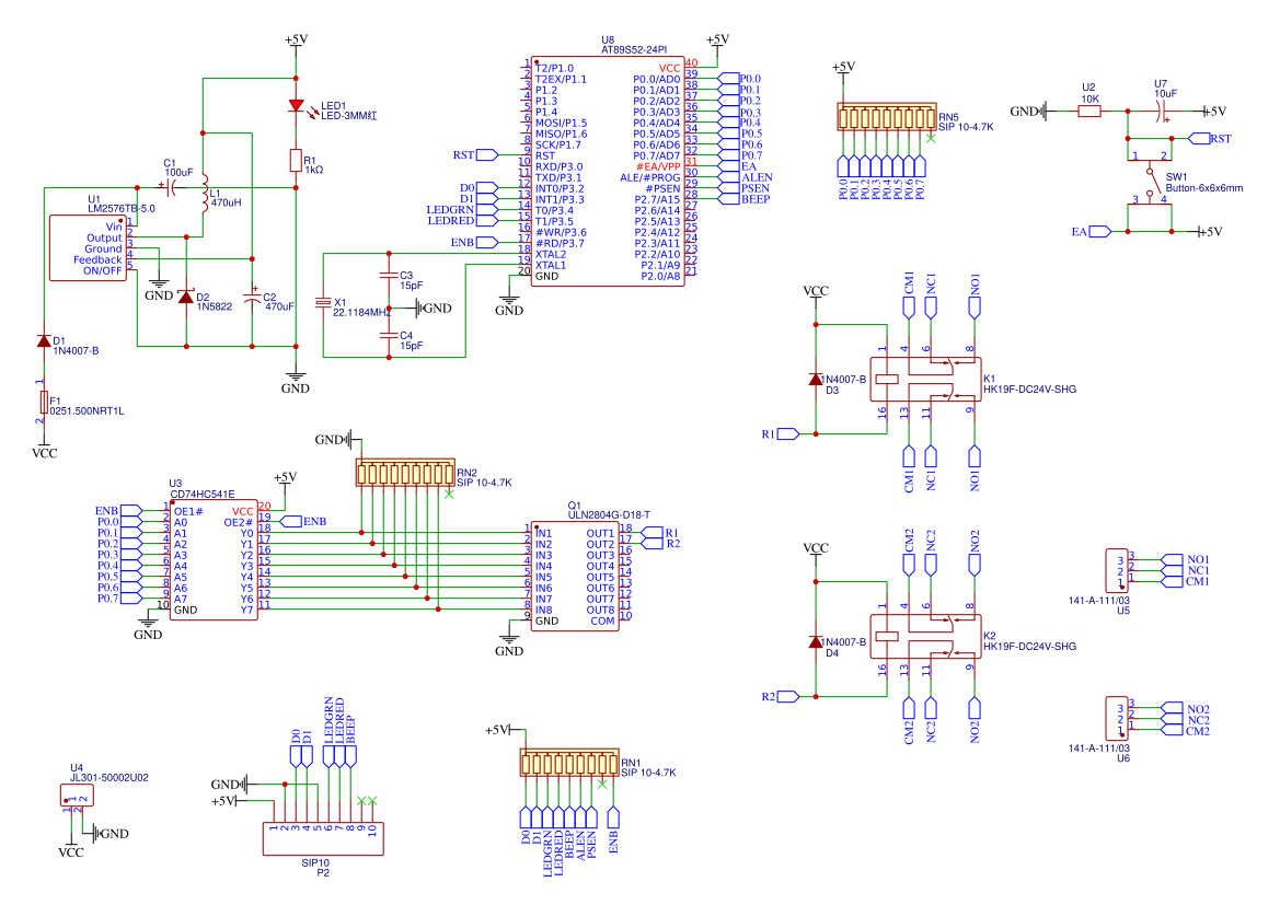 CONTROL DE ACCESO Resources - EasyEDA