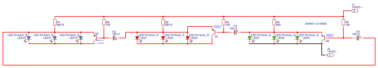 LED Flasher 3 x Resources - EasyEDA