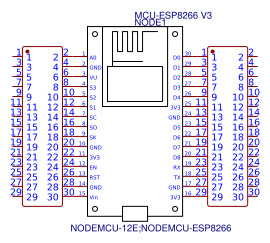 nodeMCU V3 BASE with 2xpin by boeun Resources - EasyEDA