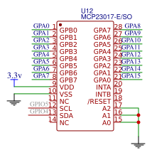 MCP23017 PCB 01 Resources - EasyEDA
