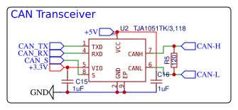CAN TJA1051 Resources - EasyEDA