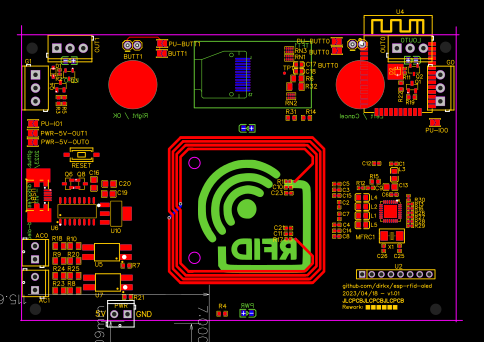 ESP32-OLED-RFID PCB Resources - EasyEDA