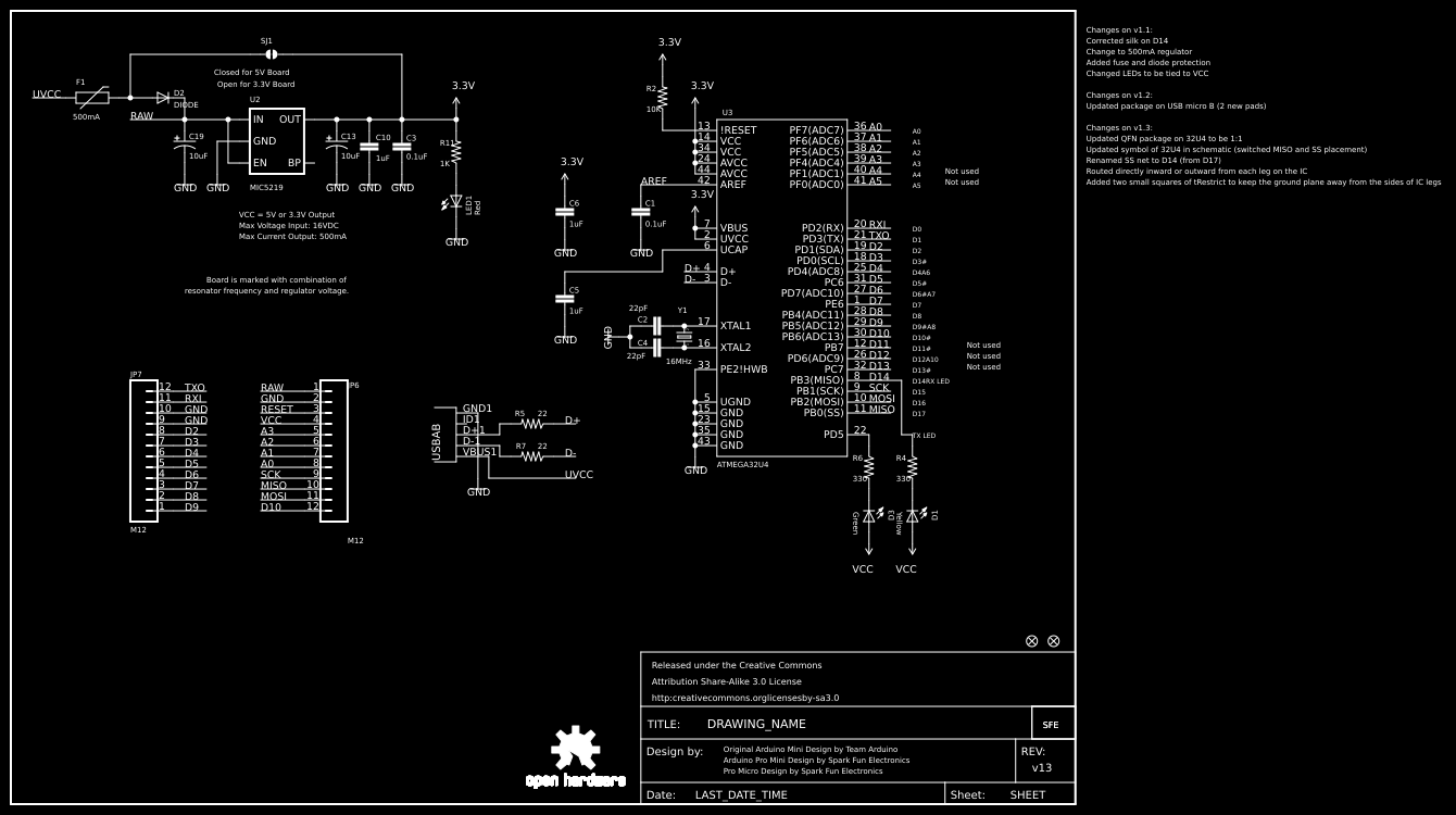 Pro Micro Resources - EasyEDA