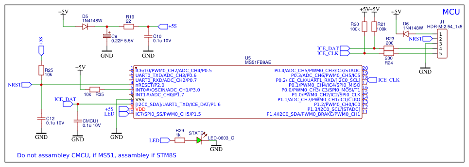 MS51FB9AE_STM8S003F3 Resources - EasyEDA