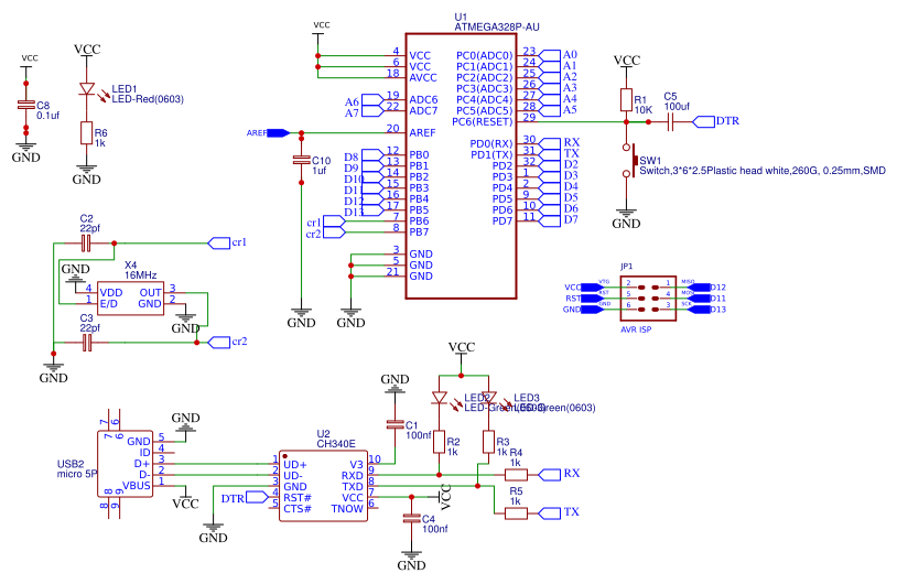 Arduíno Nano V3 Resources - EasyEDA