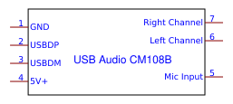 USB_Audio_CM108 Resources - EasyEDA
