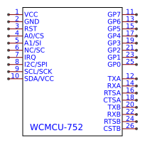 WCMCU-752 Resources - EasyEDA