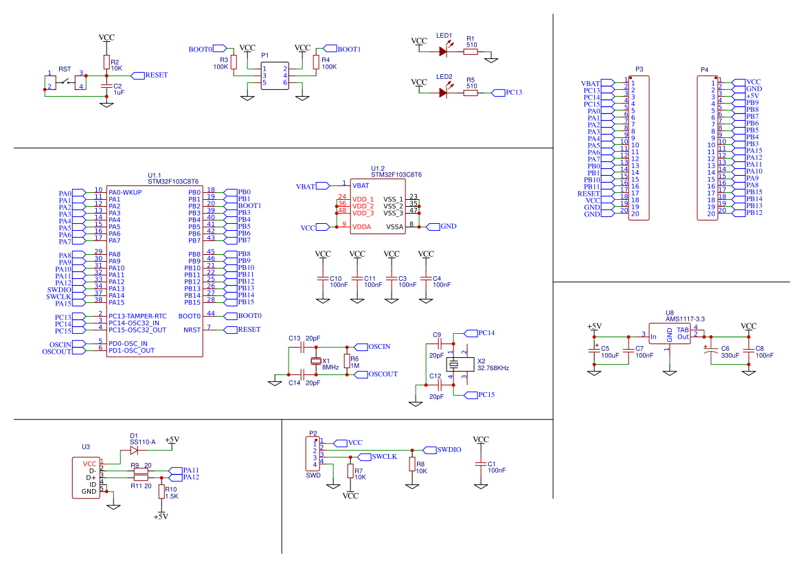 Main Scheme_stm32 Resources - EasyEDA