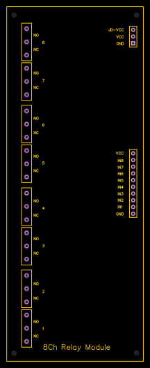 8_RELAYS_MODULE GND & VCC COPY Resources - EasyEDA