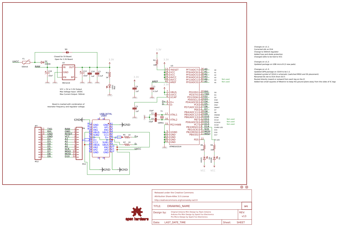Arduino Micro Resources - EasyEDA